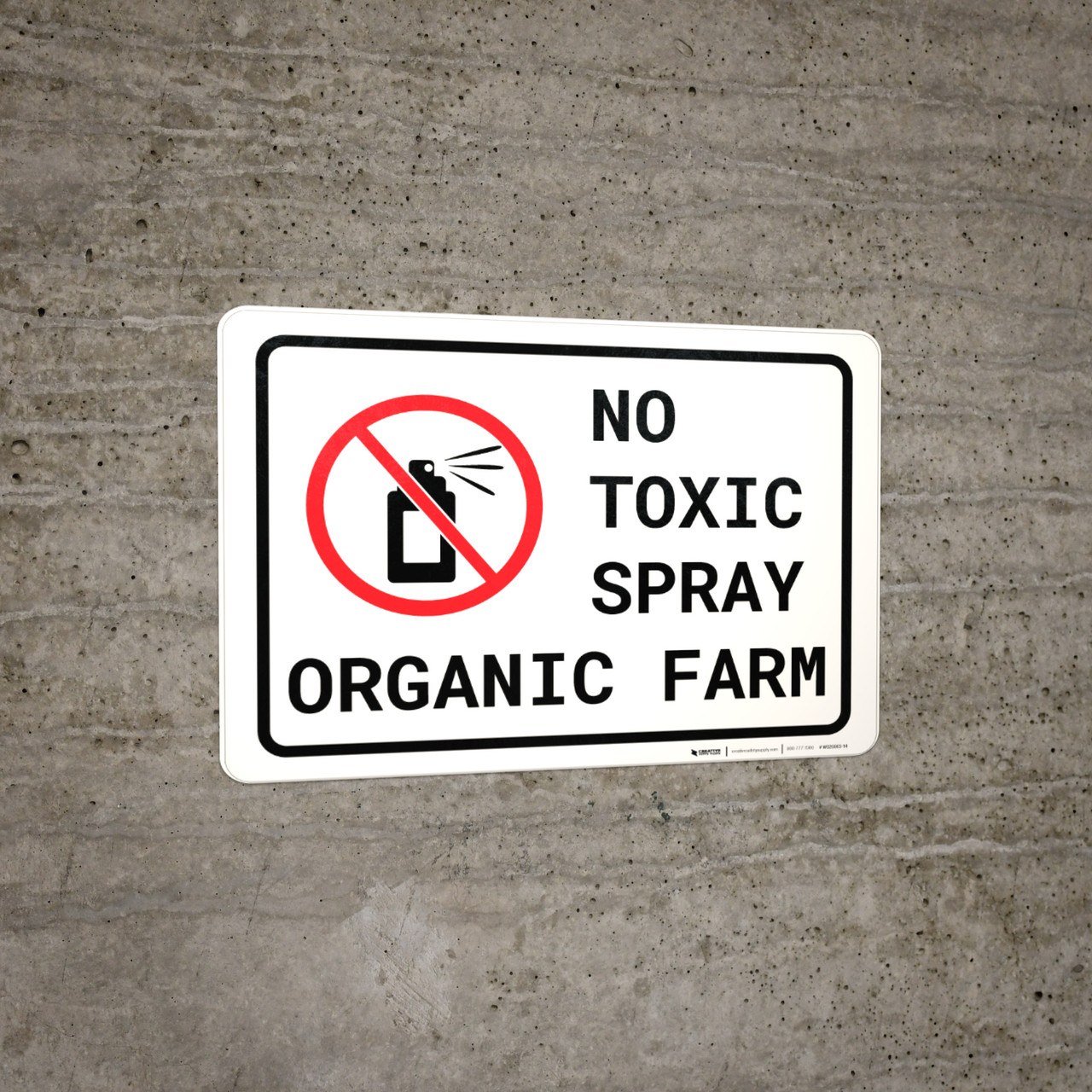 No Toxic Spray - Organic Farm with Icon Landscape | Creative Safety Supply