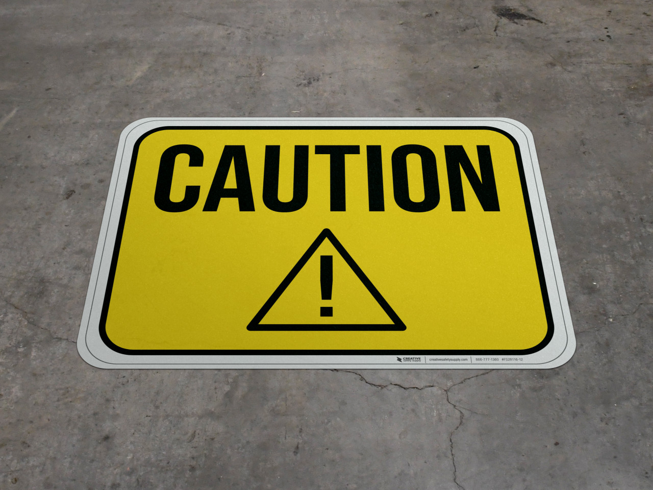 Caution Logo Text