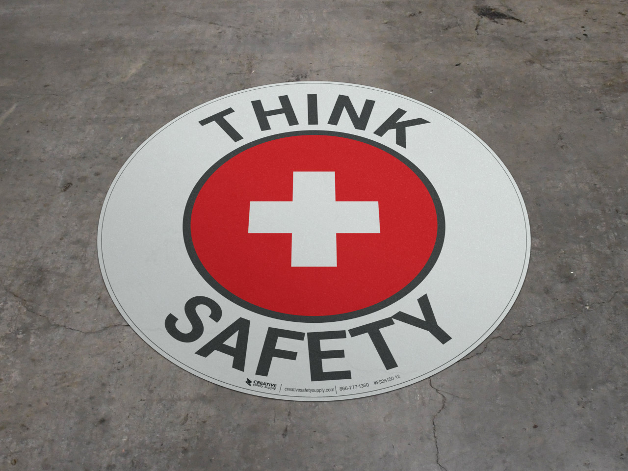 Think Safety - Floor Sign