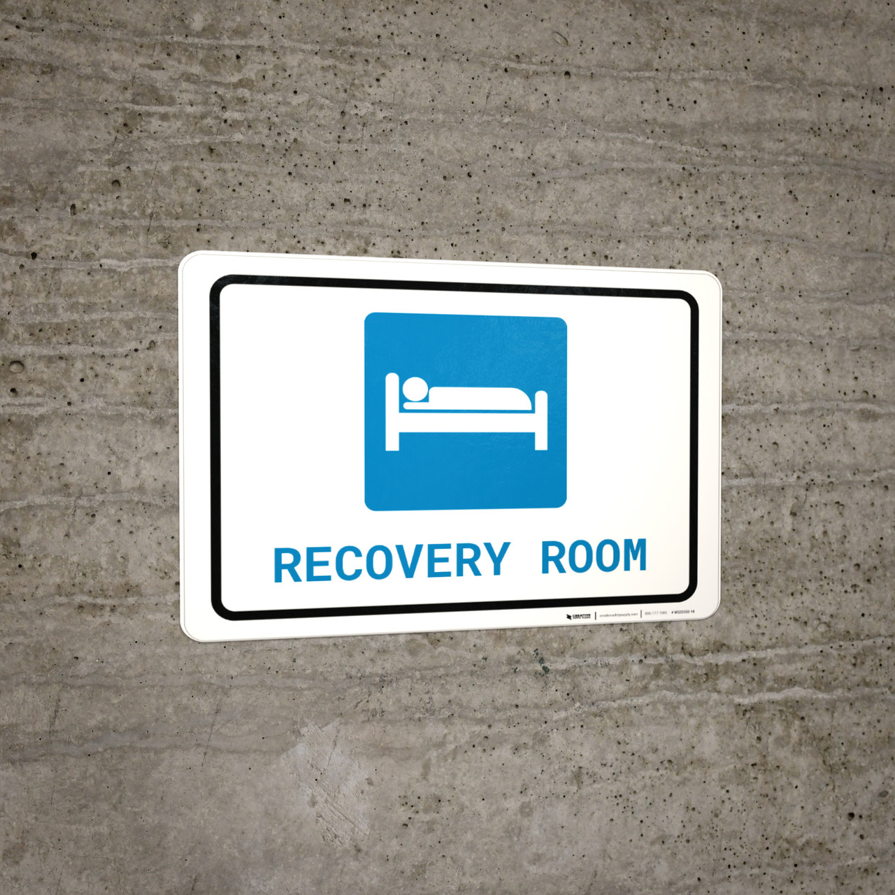 Recovery Room with Icon Landscape - Wall Sign