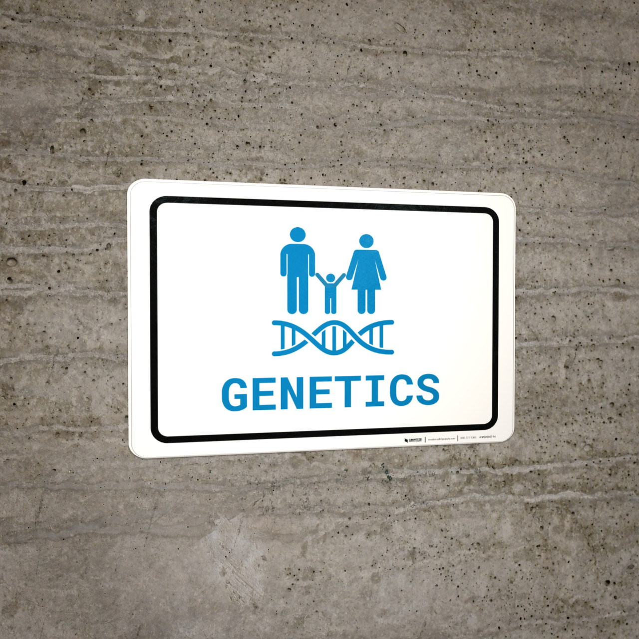 Genetics with Icon Landscape v2 - Wall Sign