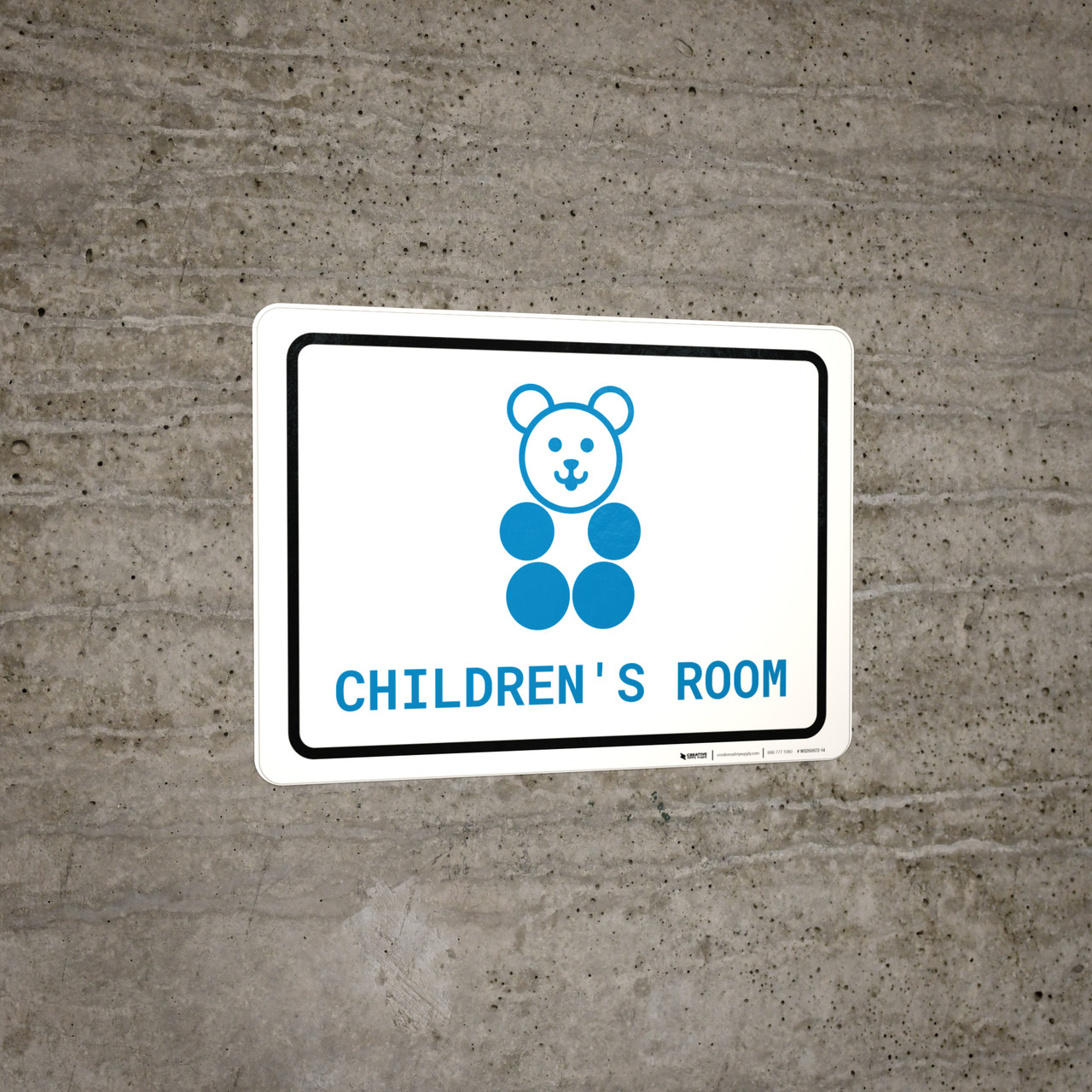 Children's Room with Icon Landscape v2 - Wall Sign