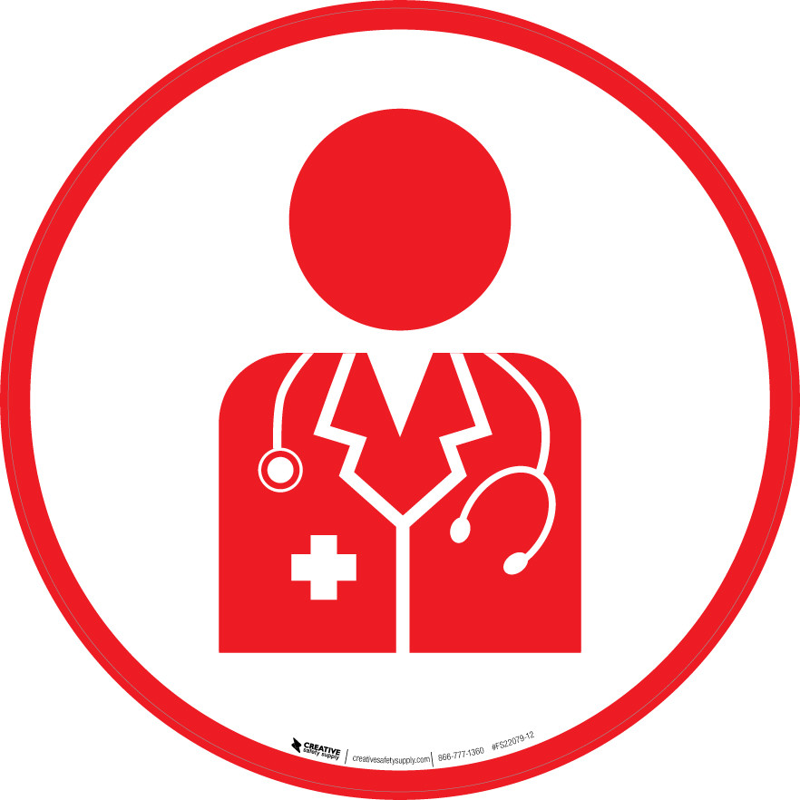 Doctor White - Floor Sign