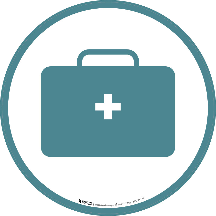 Medical Bag White - Floor Sign