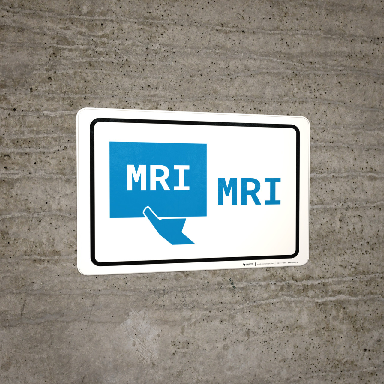 MRI with Icon Landscape v2 - Wall Sign | Creative Safety Supply
