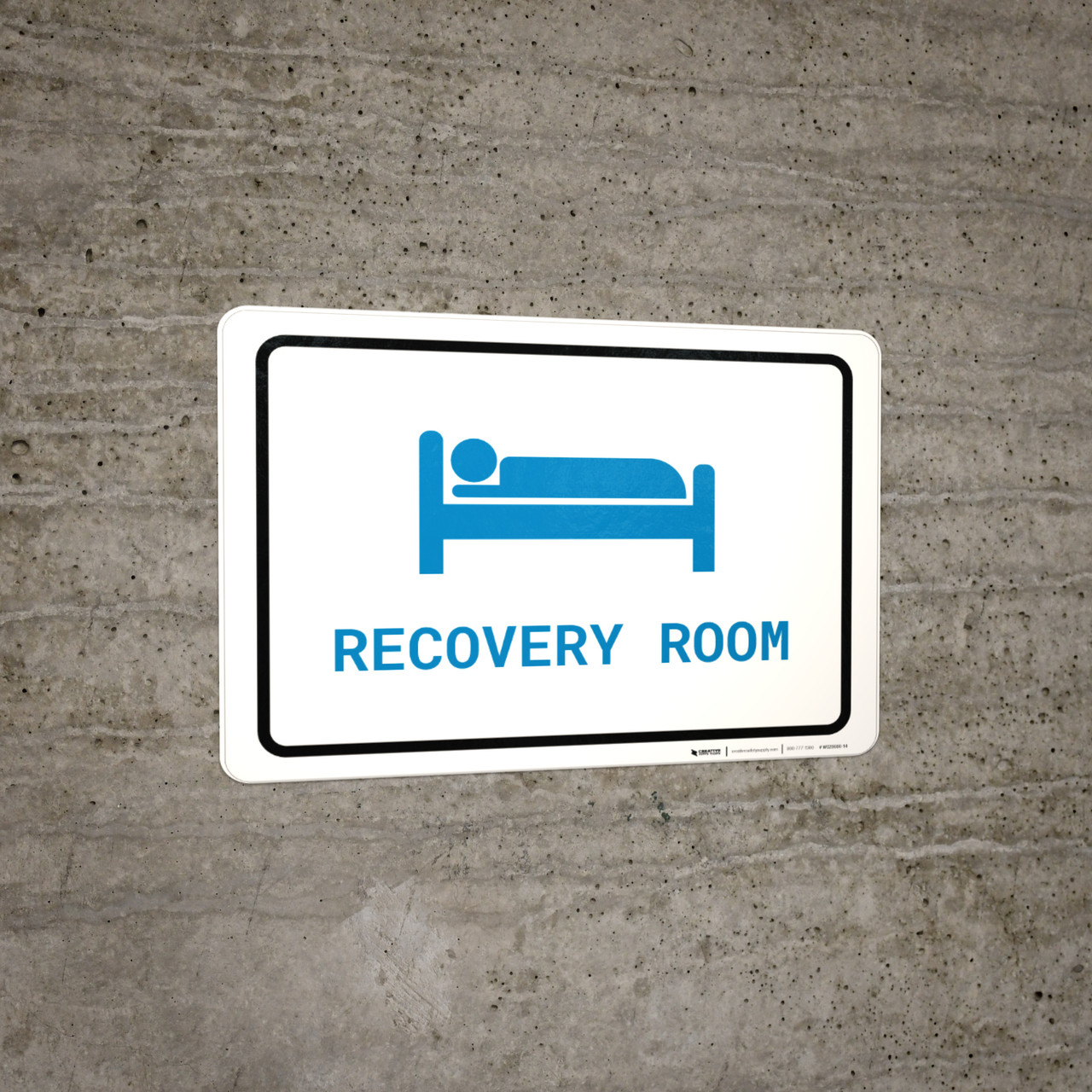 Recovery Room with Icon Landscape v2 - Wall Sign