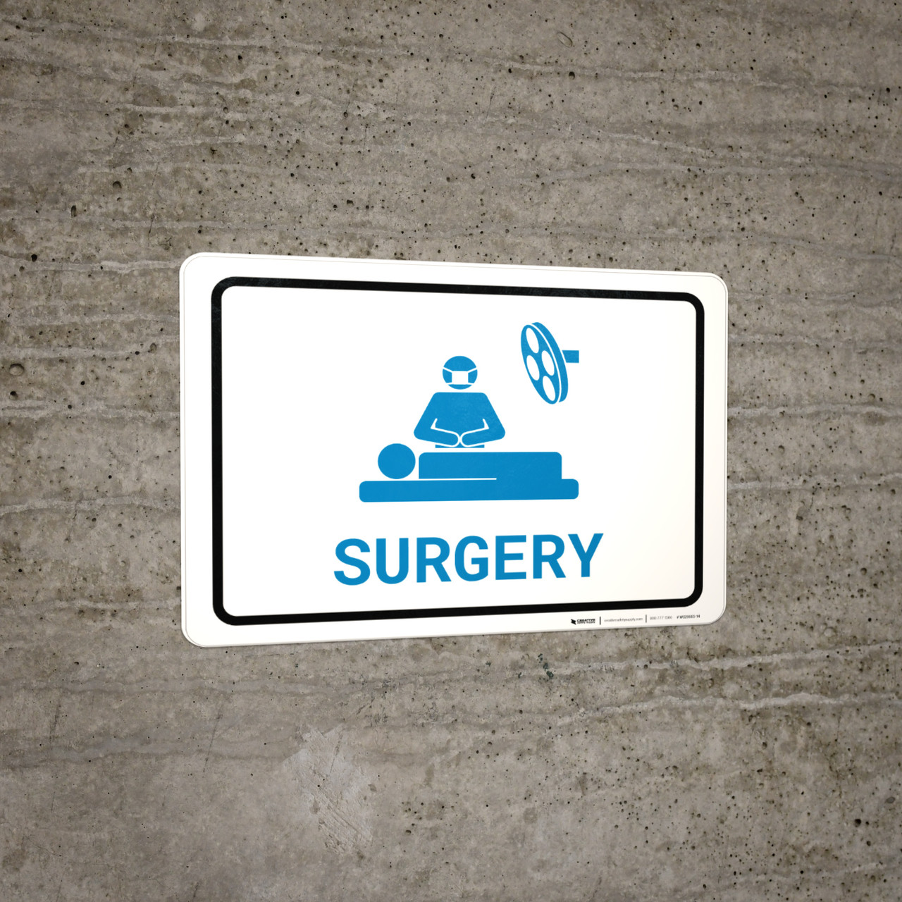 Surgery with Icon Landscape v2 - Wall Sign