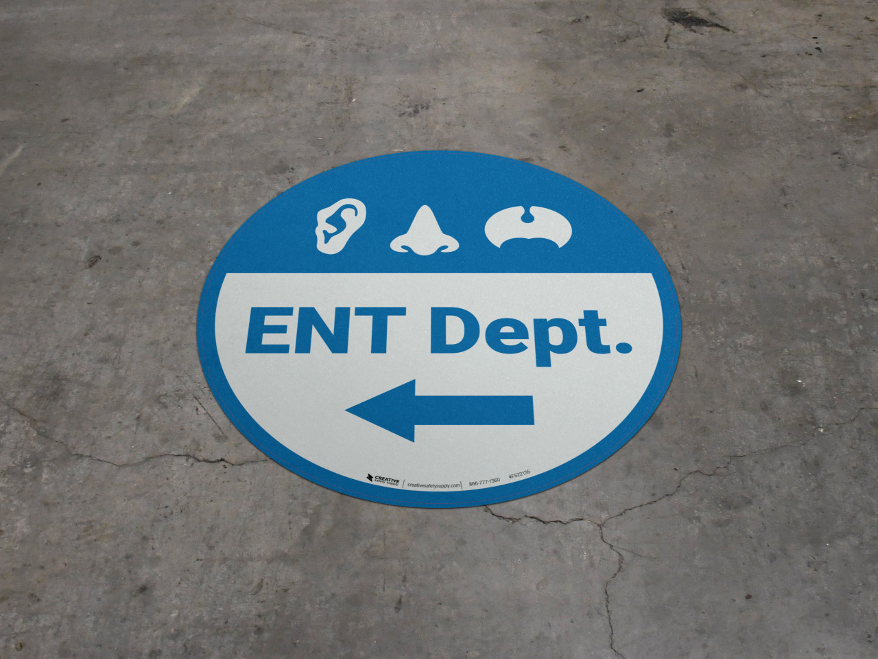ENT Dept Arrow Left Circular