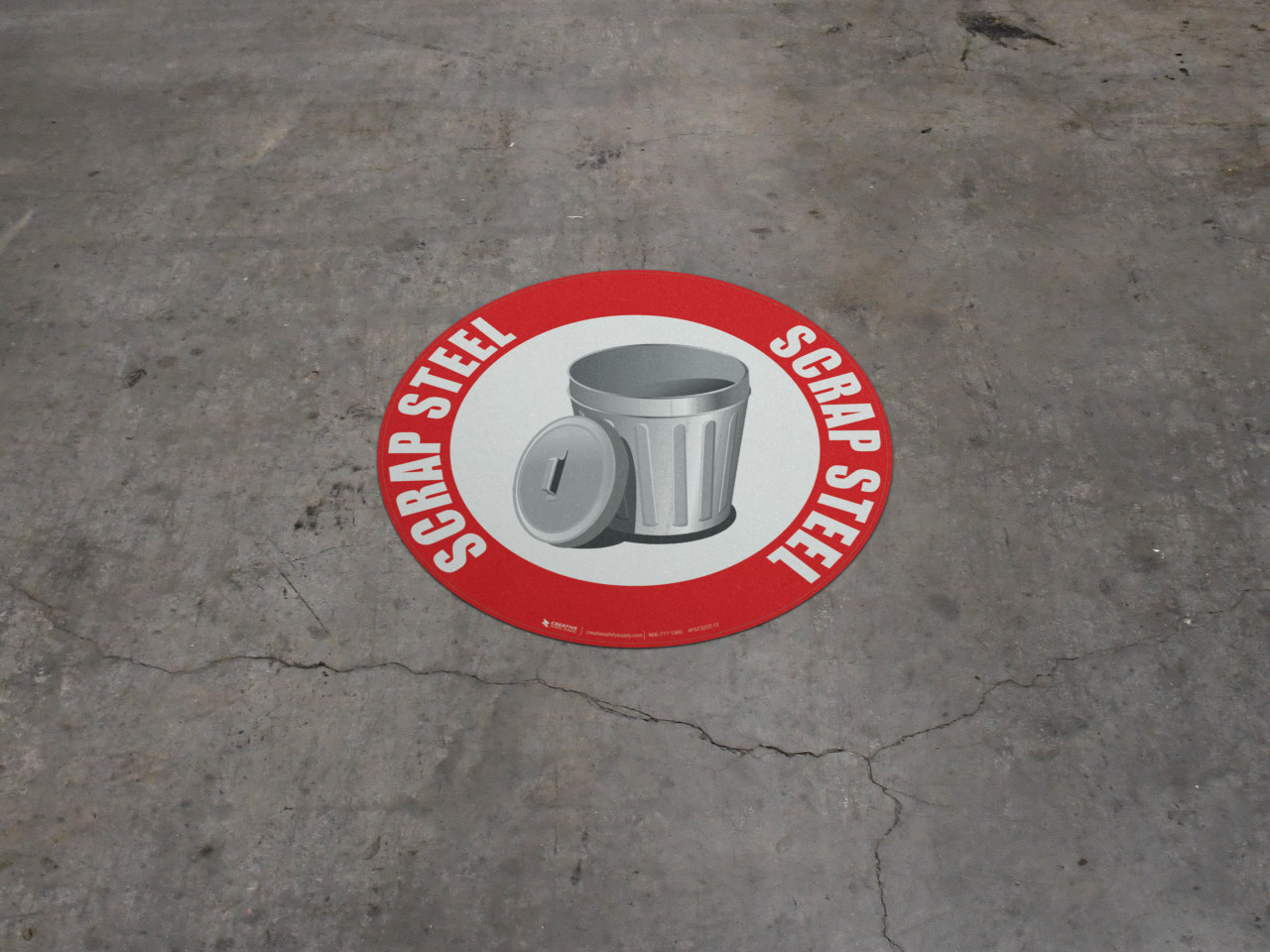 Scrap Steel - Floor Sign