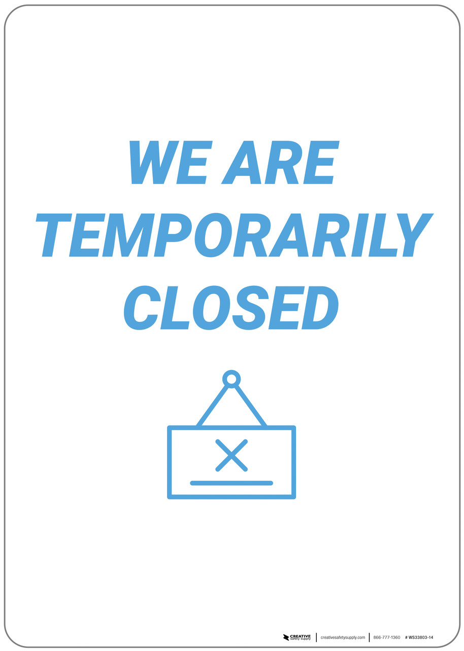 Temporarily Closed Facebook Cover