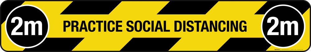 Practice Social Distancing 2M - Social Distancing Strip