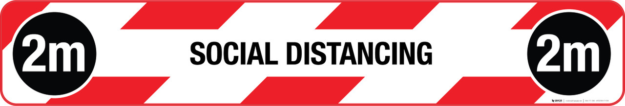 Social Distancing 2M - Social Distancing Strip