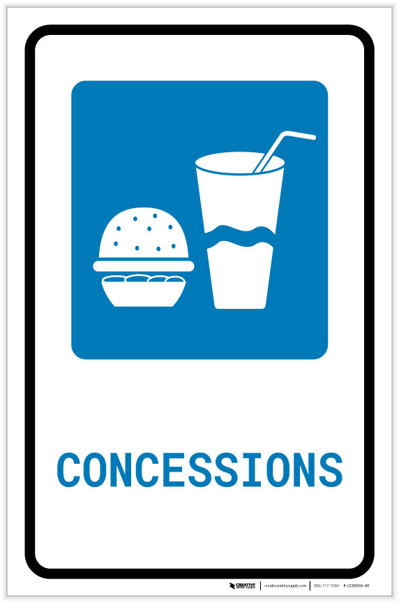 Concessions with Icon Portrait - Label