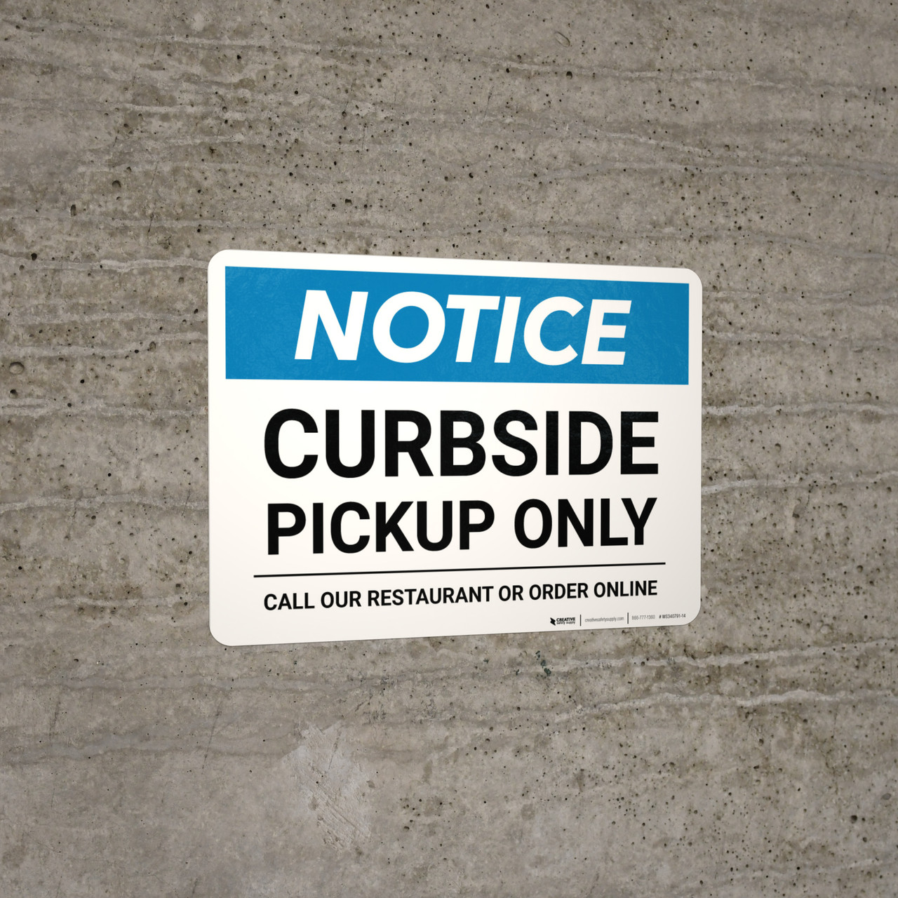 Notice: Curbside Pickup Only - Call Restaurant or Order Online ...
