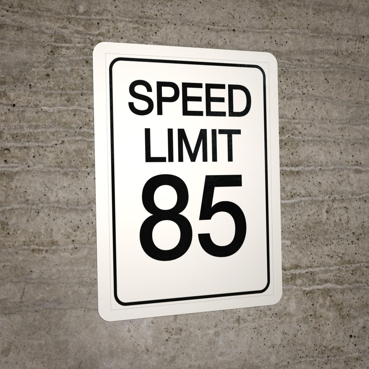 Speed Limit 85 - Wall Sign