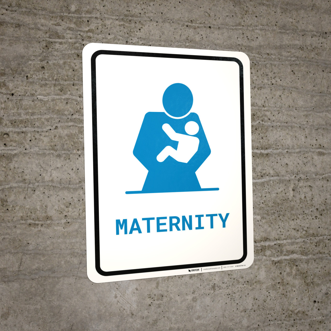 Maternity with Icon Portrait v2 - Wall Sign