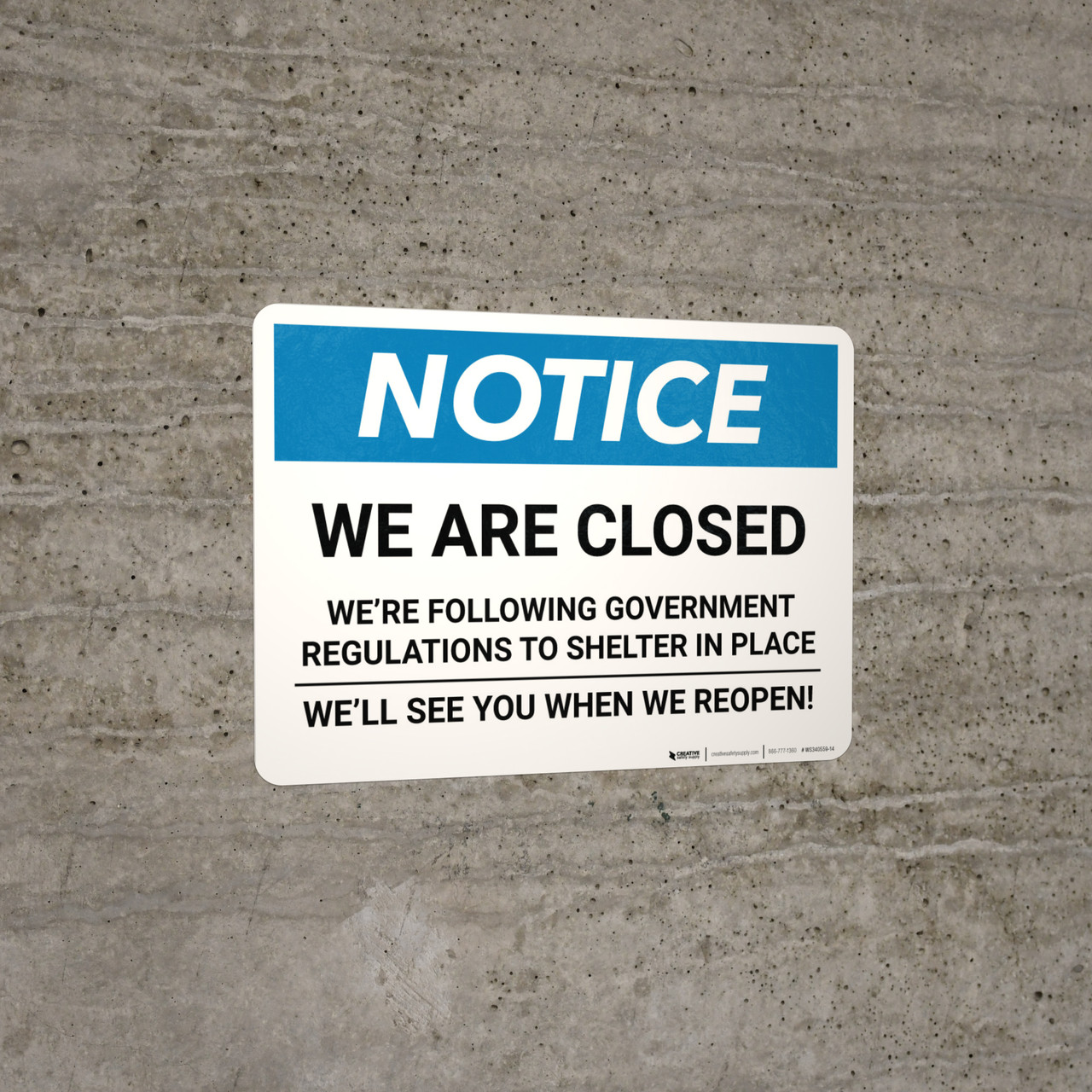 Notice: We Are Closed - We Are Following Government Regulations ...