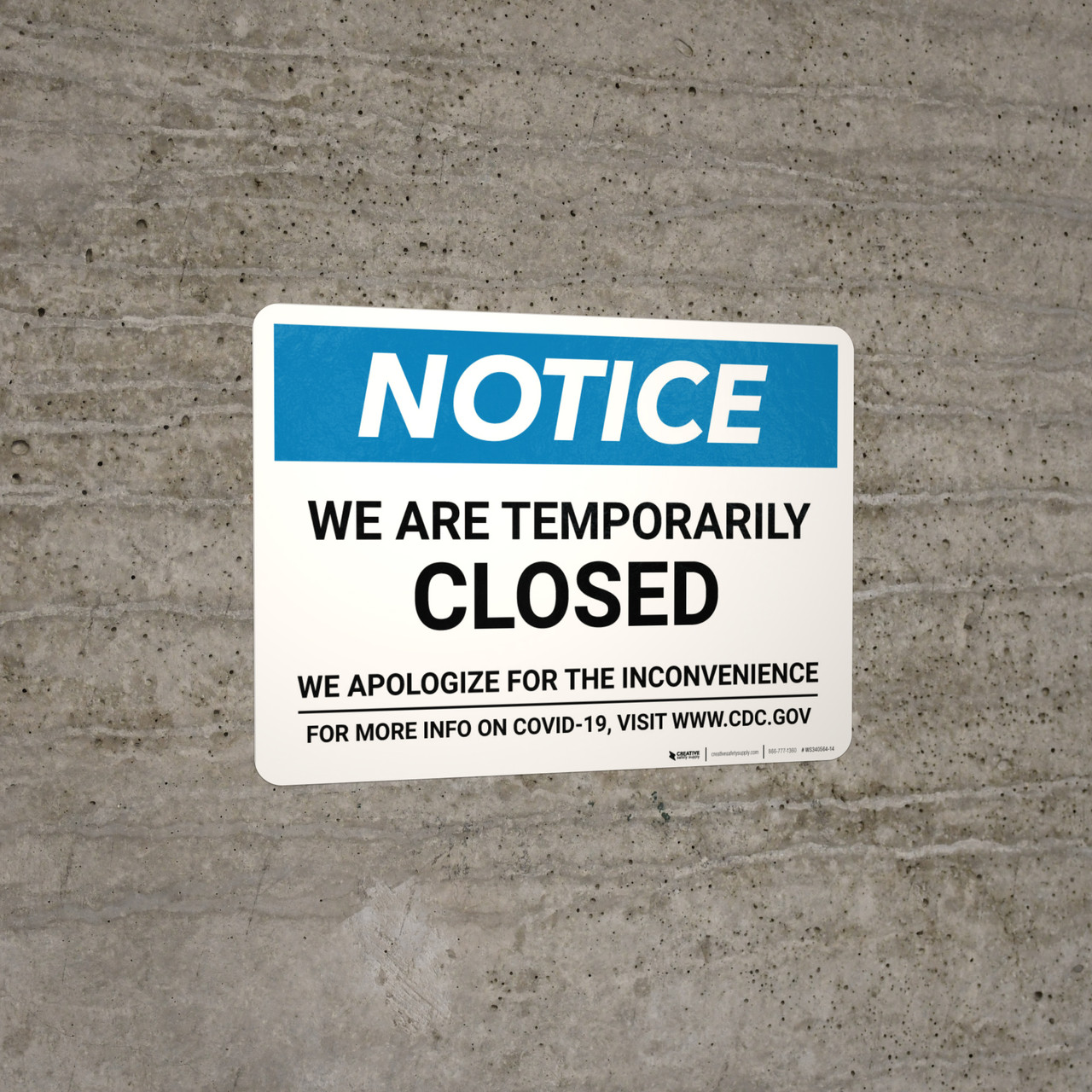 Notice: We Are Temporarily Closed - We Apologize For the Inconvenience ...