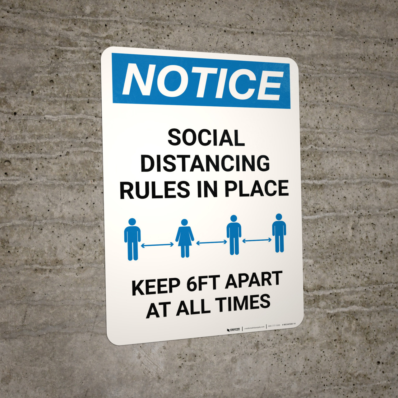 Notice: Social Distancing Rules in Place - Keep 6ft Apart at All Times ...