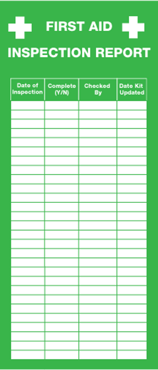 First Aid Inspection Report Tags Adhesive first-aid-inspection-report-tags-adhesive