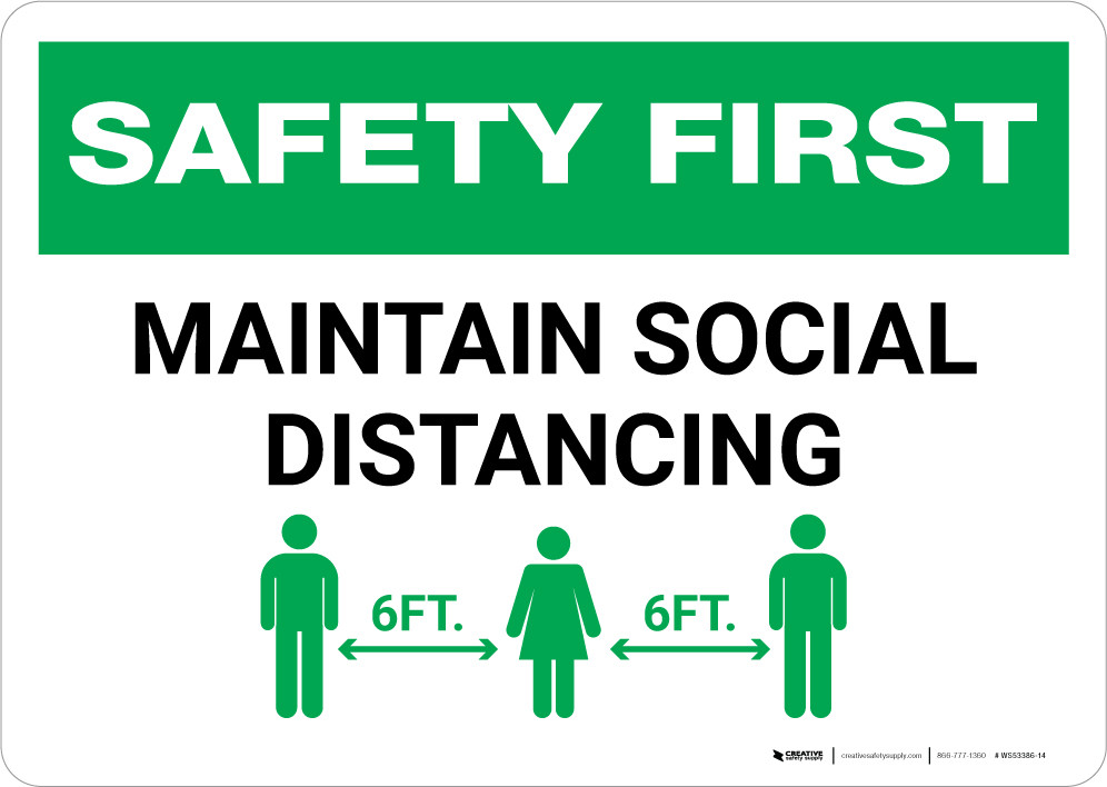 Safety First: Maintain Social Distancing with Icon Landscape - Wall ...