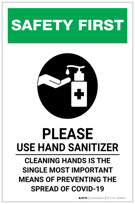 Safety First: Cleaning Hands is the Single Most Important Means of ...