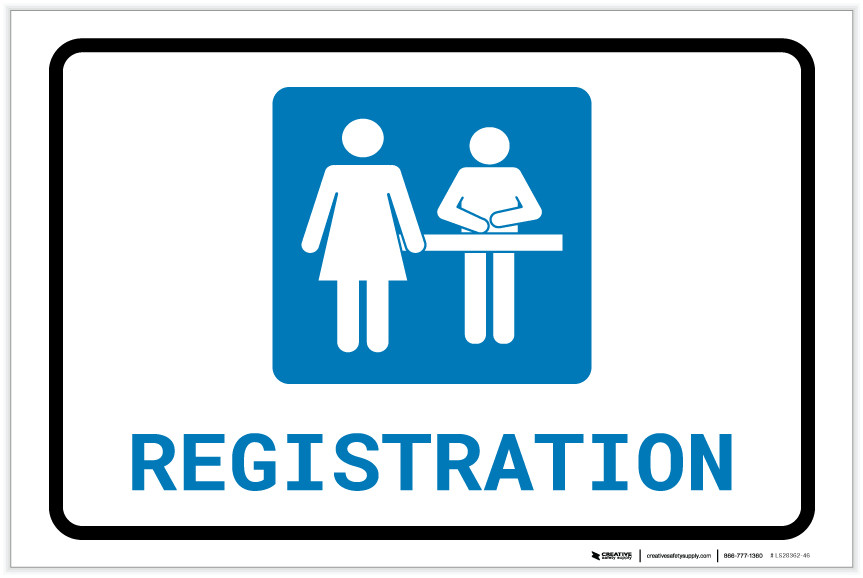 Registration with Icon Landscape - Label