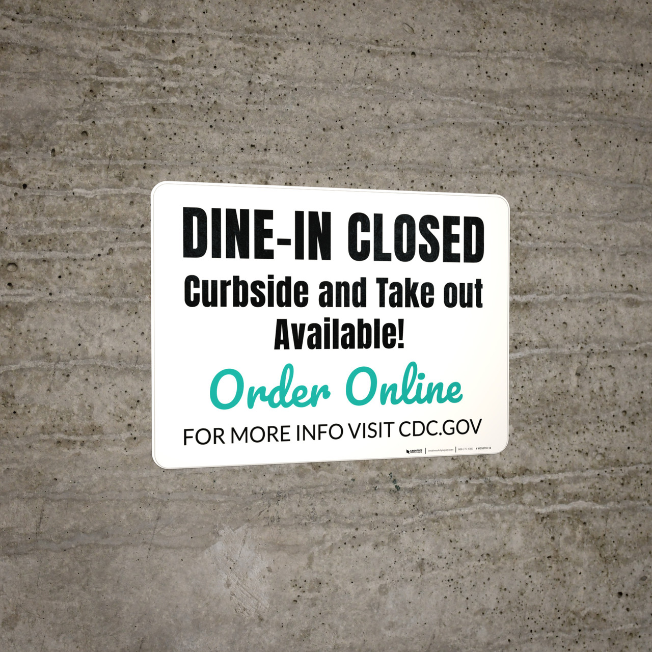 Dine In Closed Curbside And Take Out Availible - Green Landscape - Wall ...