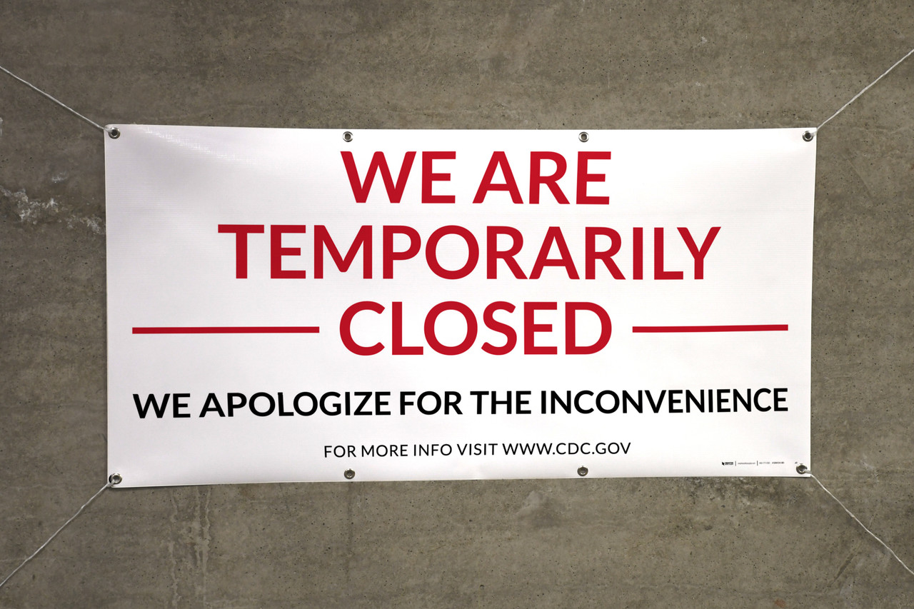We Are Temporarily Closed - Banner