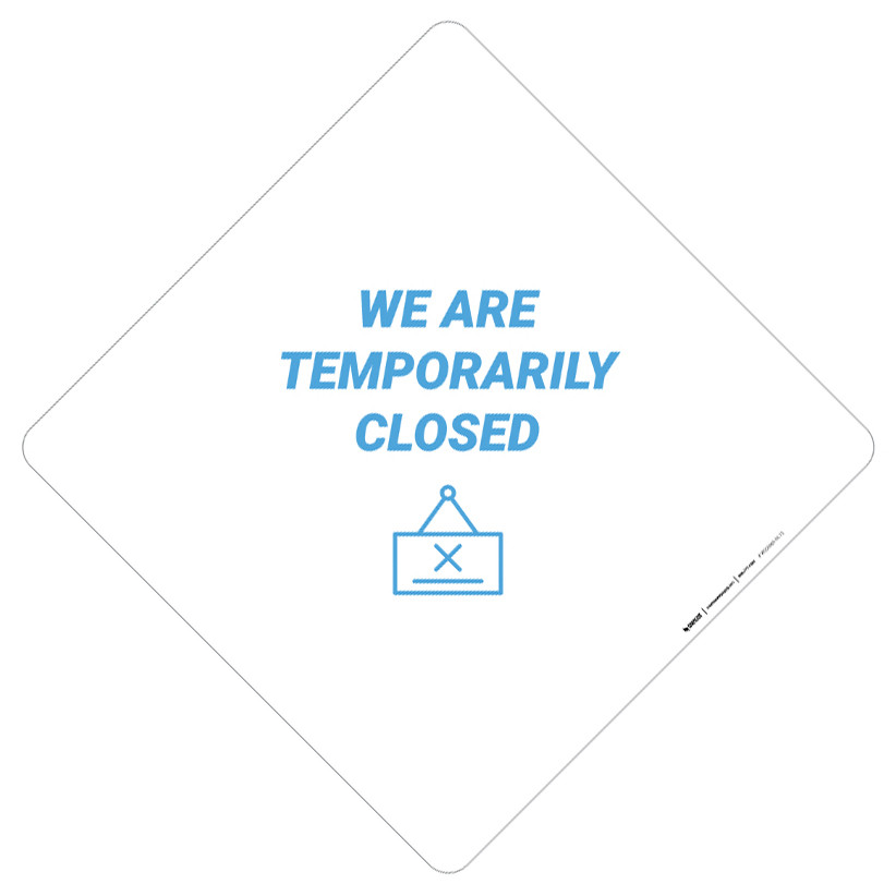 Thank You For Social Distancing - Placard Sign