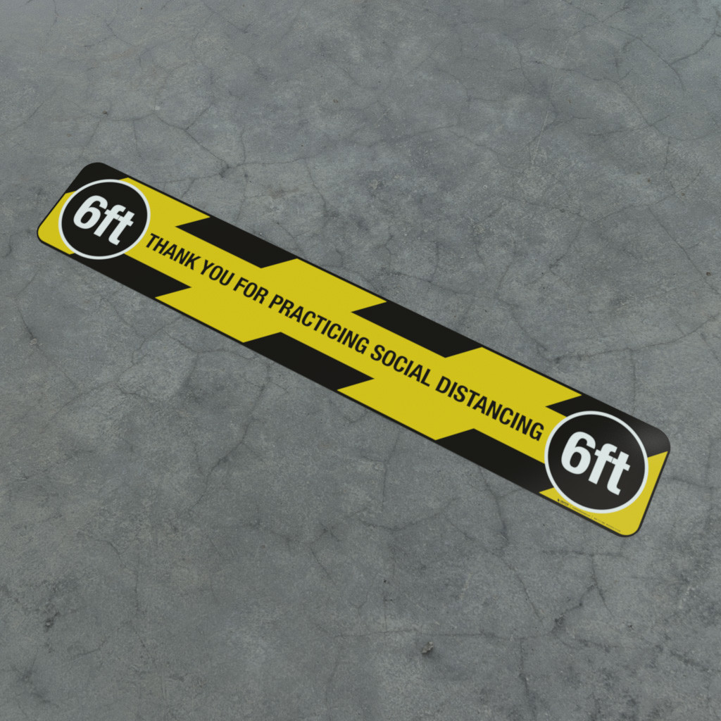 Thank You For Practicing Social Distancing - 6Ft - Social Distancing ...