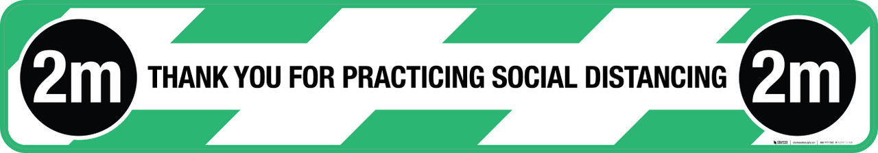 Thank You For Practicing Social Distancing - 2M- Social Distancing ...