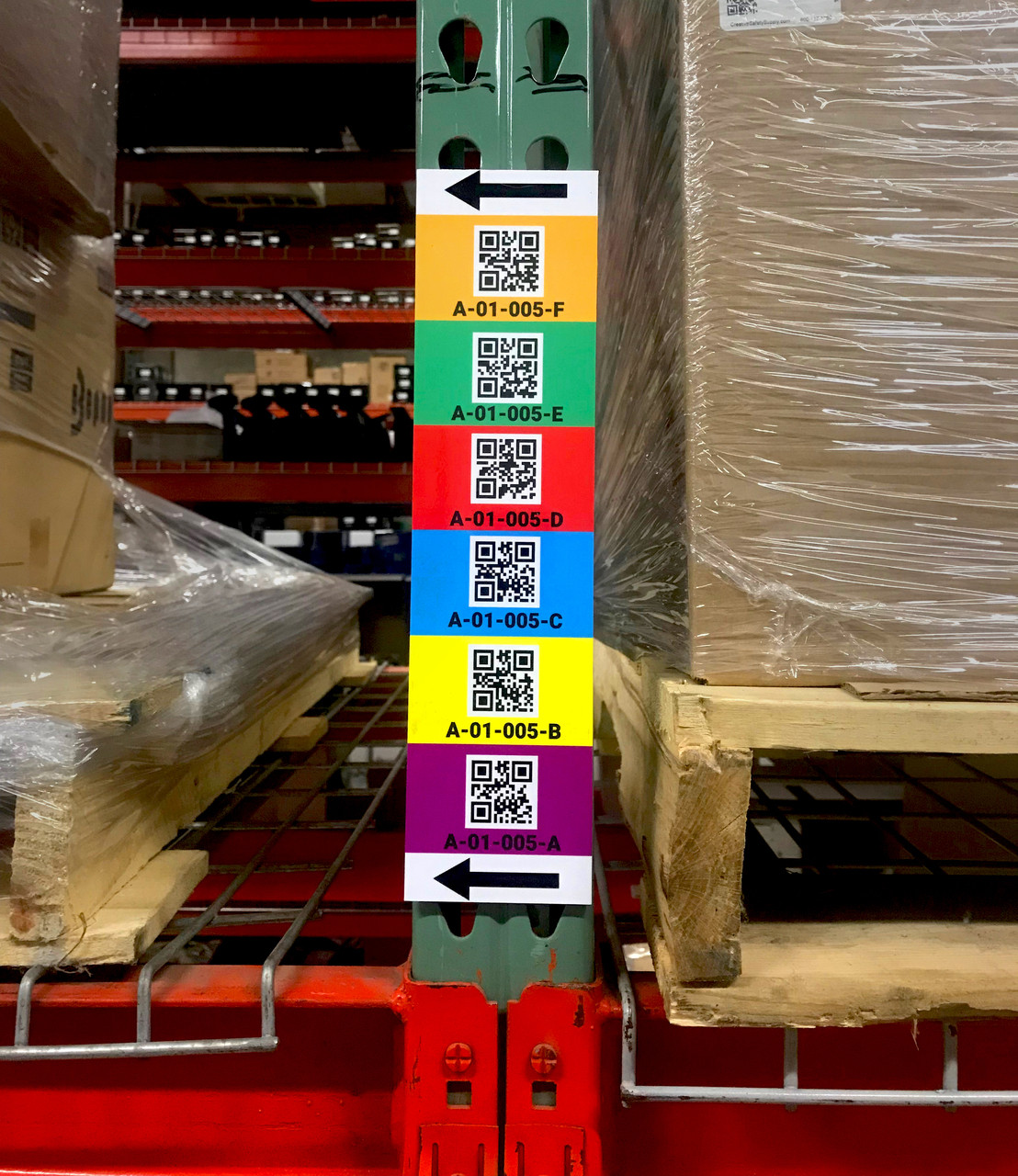 Custom Totem Pole Rack Labels | Creative Safety Supply