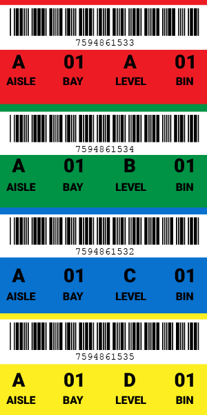 Custom Totem Pole Rack Labels | Creative Safety Supply