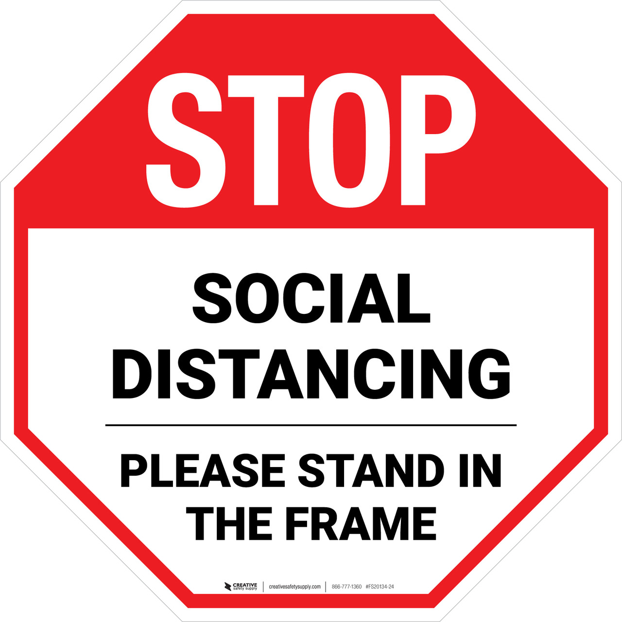 STOP Social Distancing Please Stand In The Frame Stop | Creative Safety ...