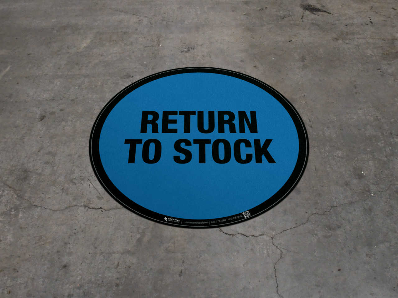 Return To Stock Sign