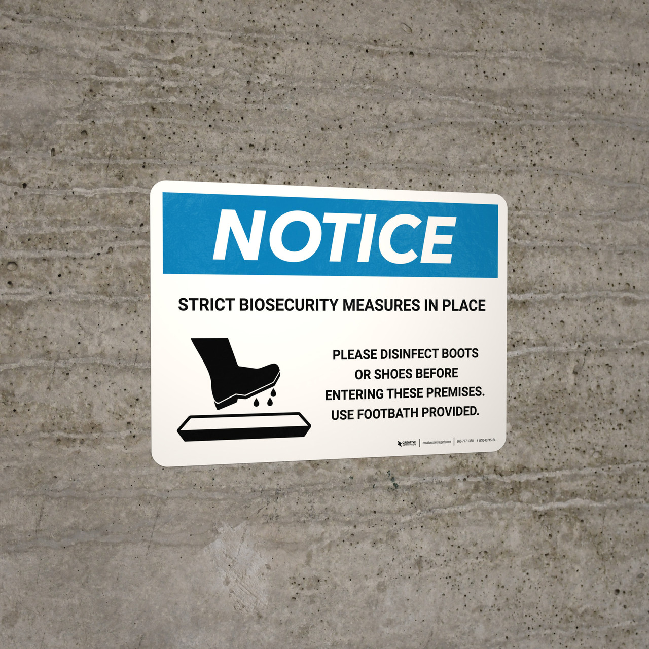 Notice: Strict Biosecurity Measures In Place with Icon Landscape - Wall ...