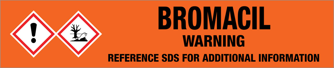 Bromacil [CAS# 314-40-9] - GHS Pipe Marking Label | Creative Safety Supply
