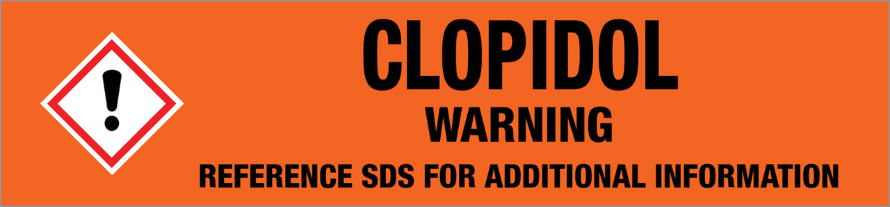 Clopidol [CAS# 2971-90-6] - GHS Pipe Marking Label | Creative Safety Supply