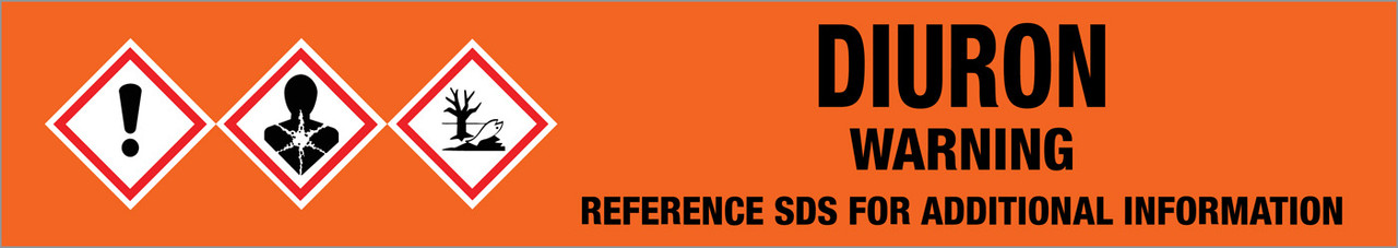 Diuron [CAS# 330-54-1] - GHS Pipe Marking Label