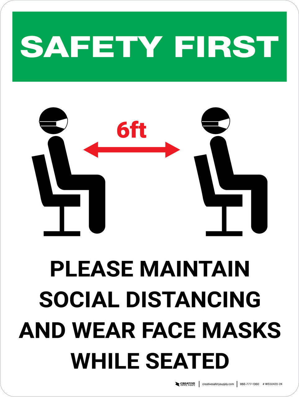 Safety First: Please Maintain Social Distancing and Wear Face Masks ...