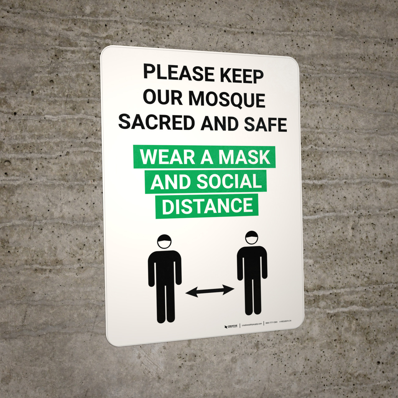 Please Keep Our Mosque Sacred and Safe Wear a Mask and Social Distance ...
