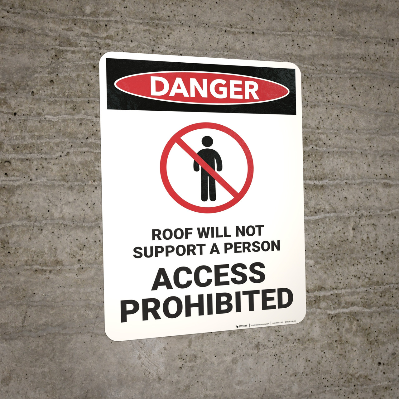 Danger: Access Prohibited - Wall Sign