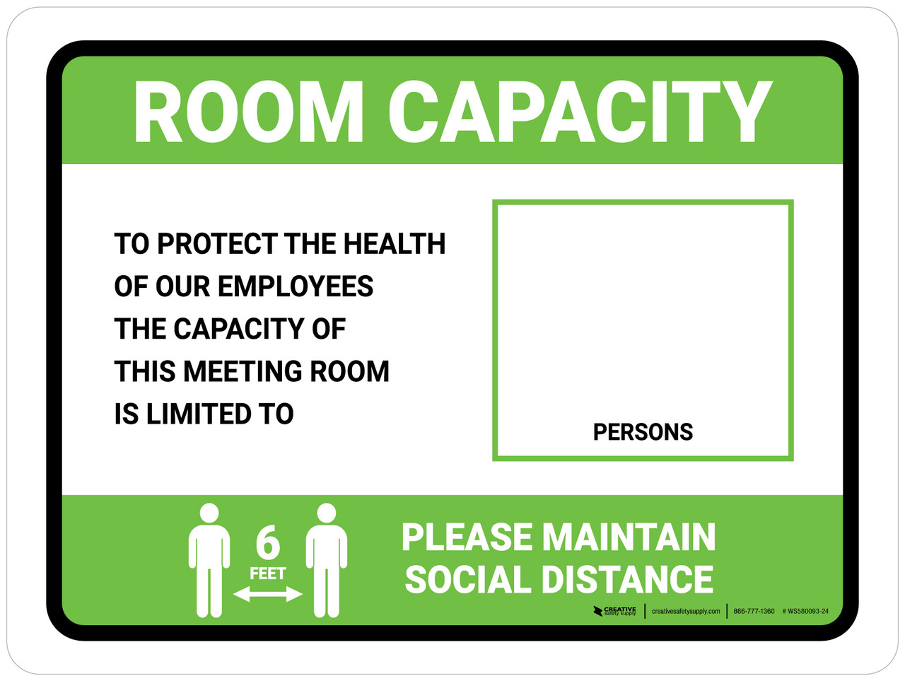 Room Capacity: Maintain Social Distance with Icon Green Landscape ...