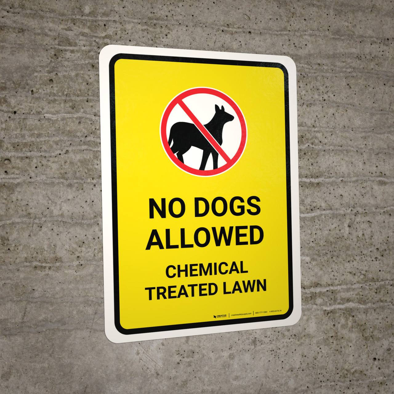 Dog Warning Sign Outdoor Rustic Look Style No Dogs Allowed In Athletic ...