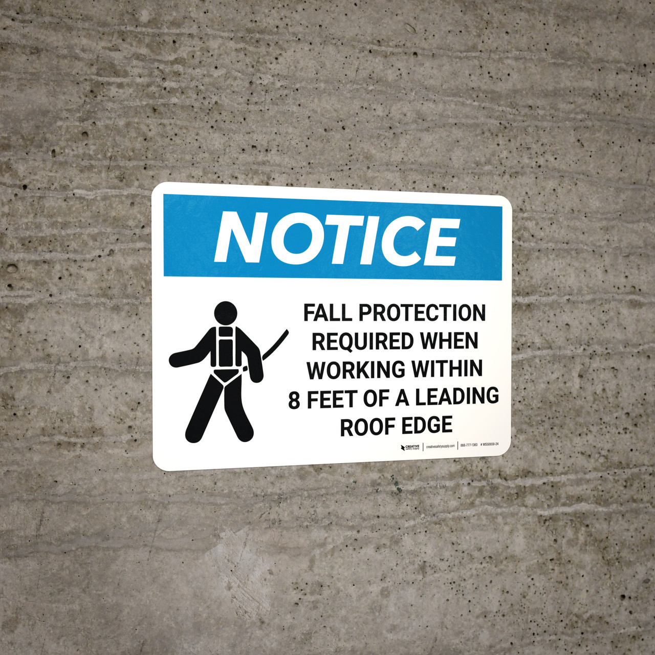 Notice: Fall Protection Required When Working Within Roof Edge Area ...