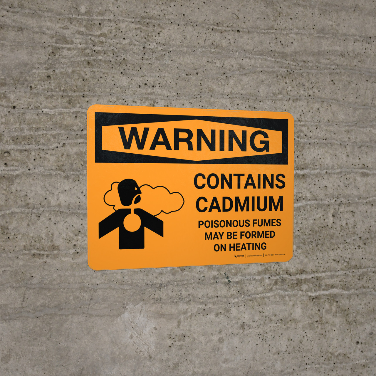 Warning: Contains Cadmium - Poisonous Fumes May Be Formed On Heating ...