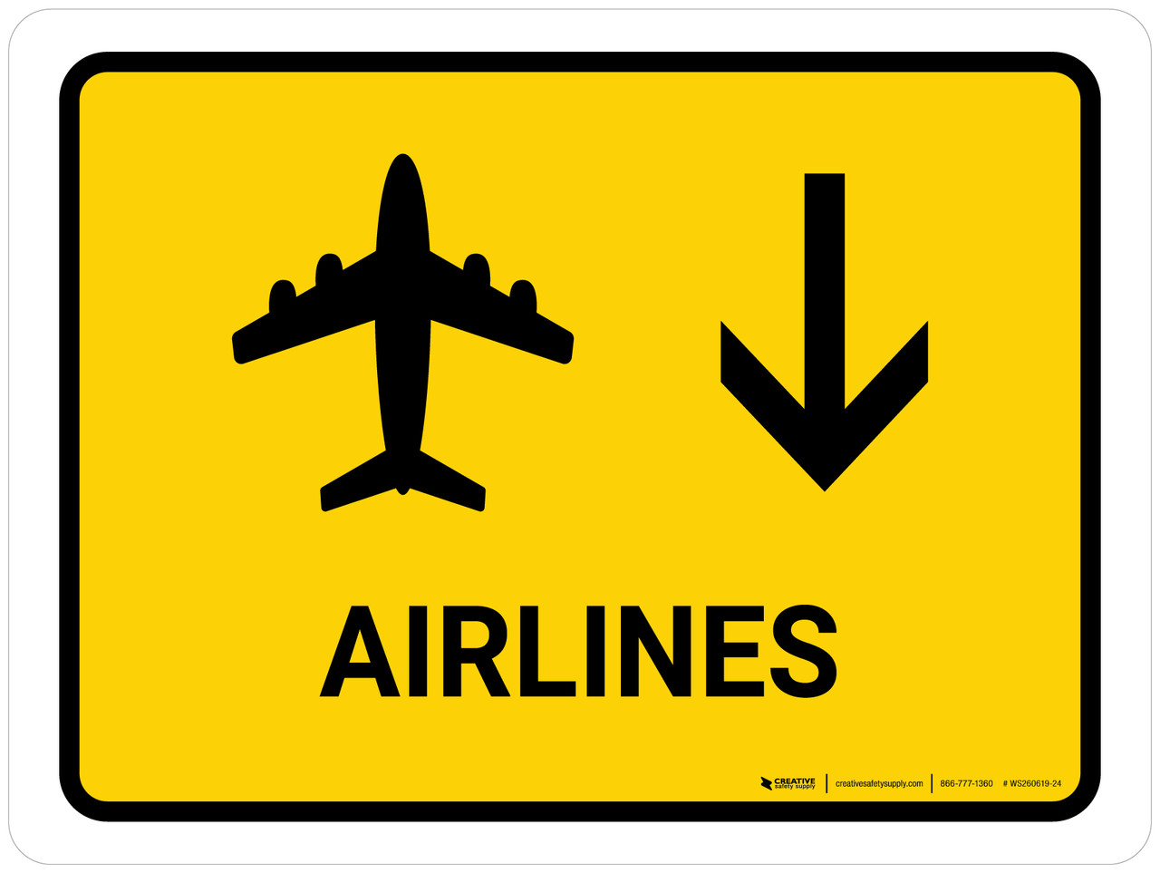 down arrow symbol yellow