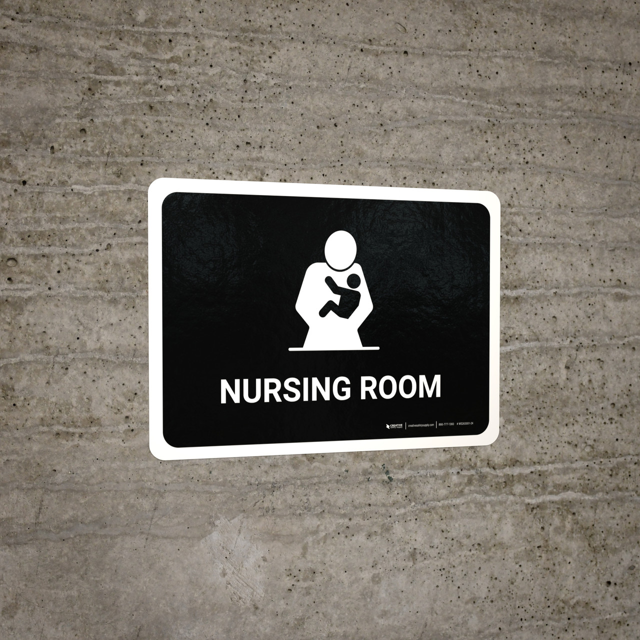 Nursing Room Black Landscape - Wall Sign | Creative Safety Supply