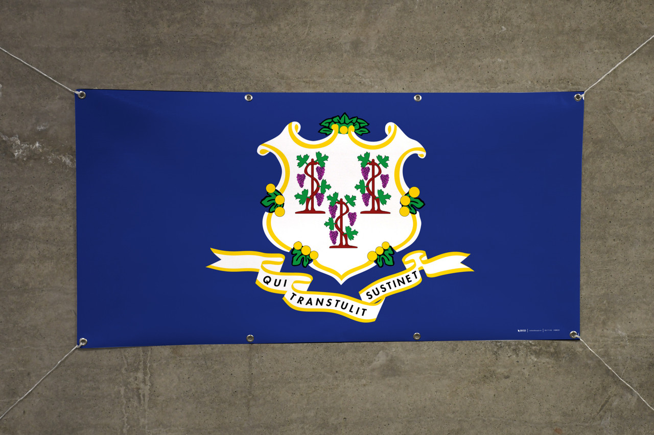 Connecticut State Flag - Banner | Creative Safety Supply